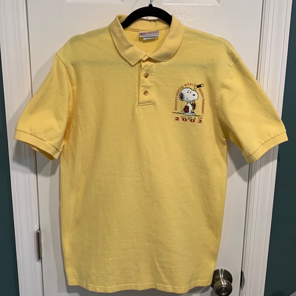 Hanes | Shirts | Vintage Snoopy Senior Hockey Polo | Poshmark